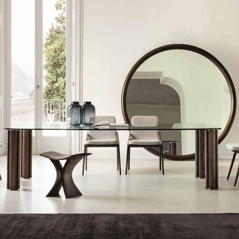 Quadrifoglio Crystal Dining Table - Rectangular or square dining table ...