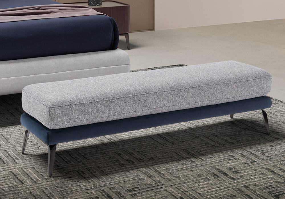 Modern Italian Upholstered Bench FIJI - CASA-NOVA Furni...