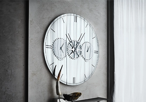 TIMES MIRROR CLOCK By Cattelan Italia - Luxury Mirrors