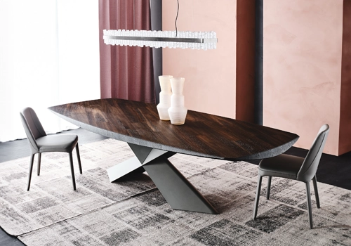 Tyron Wood Dining Table By Cattelan Italia - CASANOVA F...