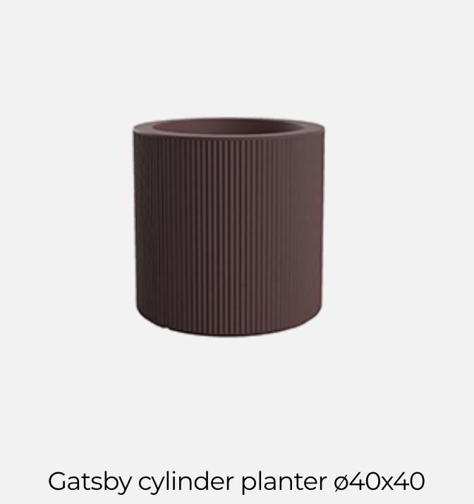 Gatsby Cylinder Planter by Ramon Esteve for Vondom | Outdoor Furniture ... Gatsby Cylinder Planter by Ramon Esteve for Vondom | Outdoor Furniture ...