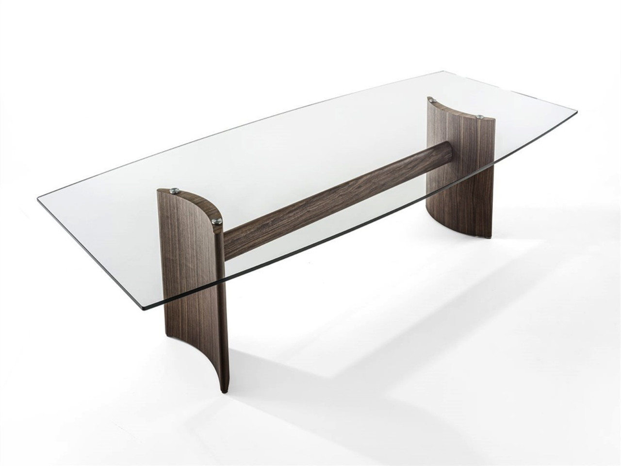 Beam Dining Table by Porada | Rectangular Wood and Glass Table Beam ...