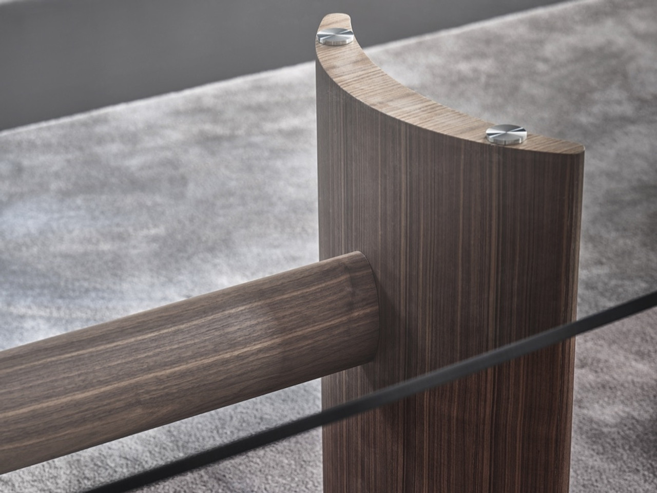 Beam Dining Table by Porada | Rectangular Wood and Glass Table Beam ...