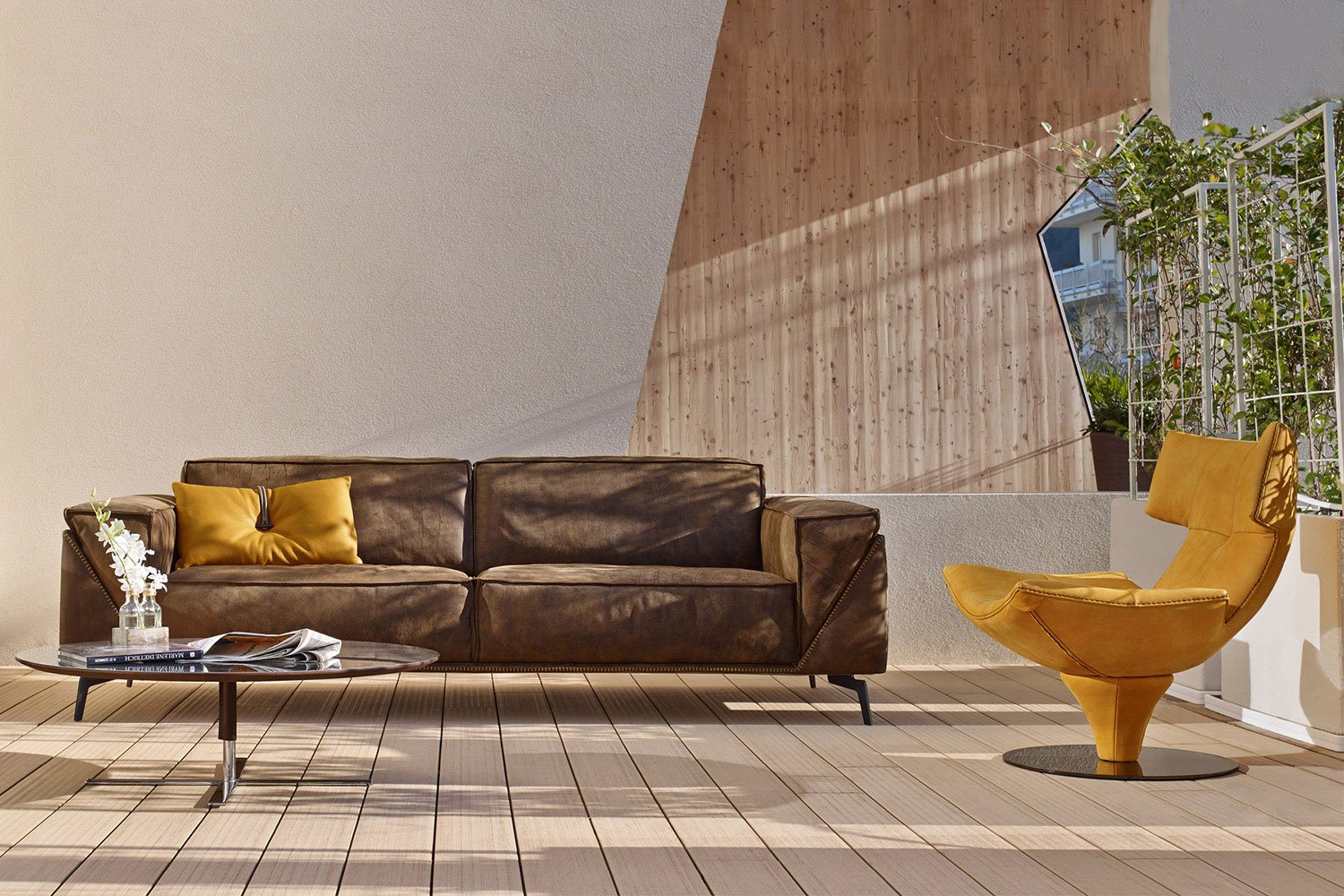 Harley Armchair by Gamma | Luxury Armchair | Revolving Armchair - CASA|NOVA